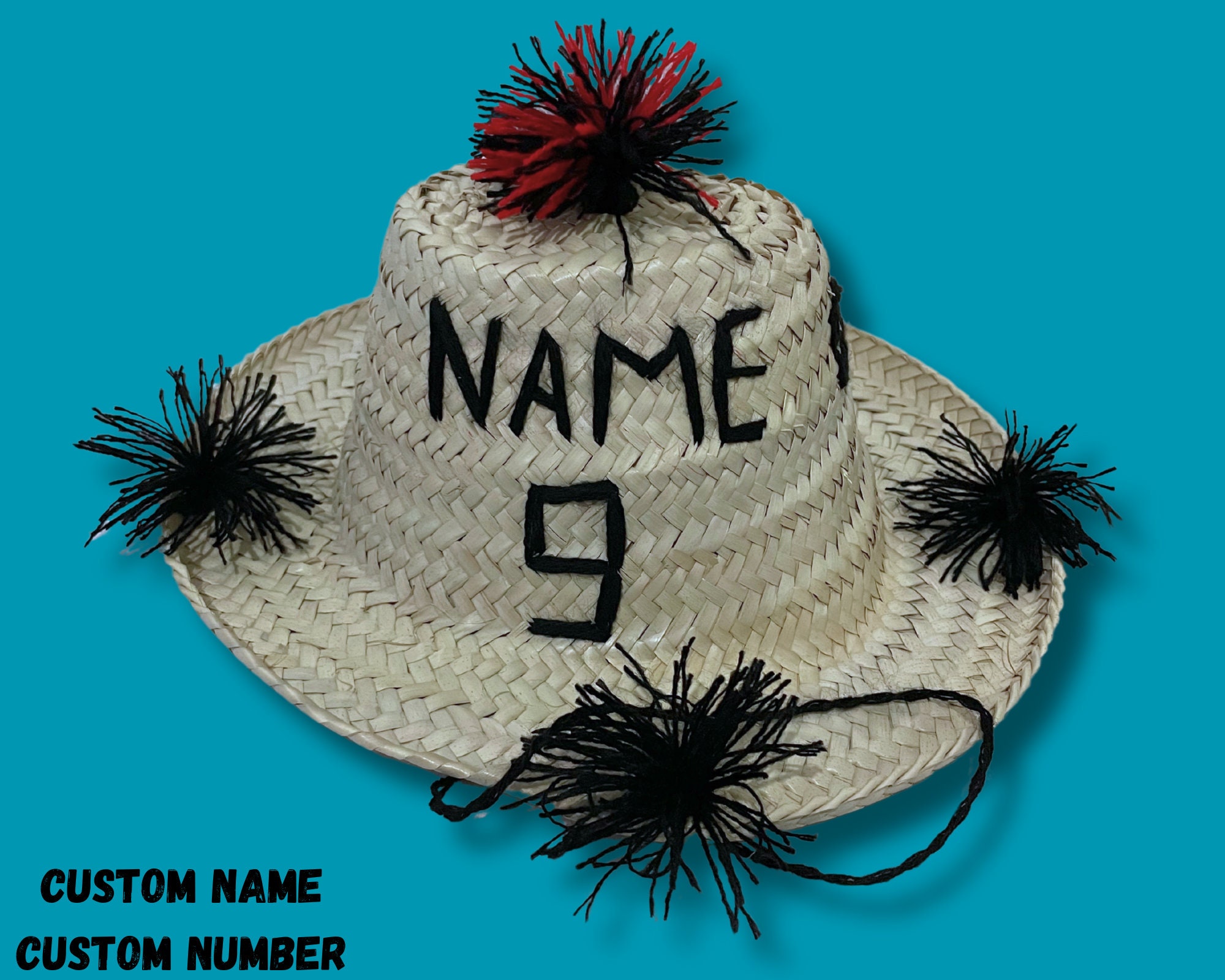 Germany Straw Hat EM 2024 EURO 2024 Font Custom Name Straw Hat STRAW ...