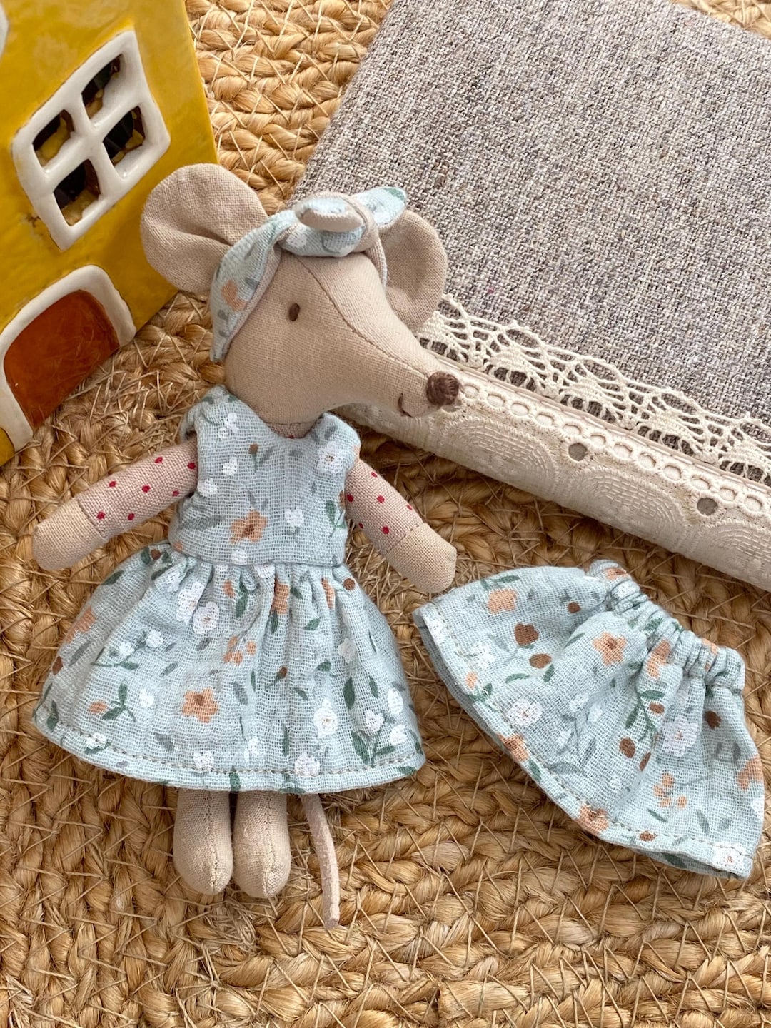 Muslin Dress for Mouse Skirt Mouse - Etsy