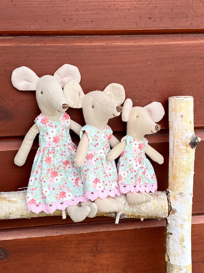 Cotton Lace Dress for Mouse on Christmas - Etsy