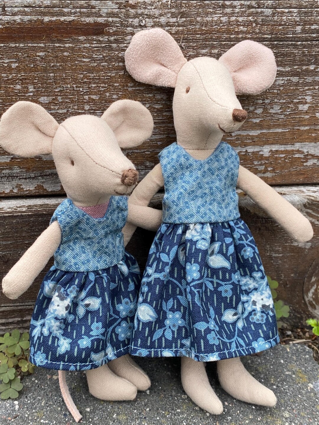 Handmade Floral Dress for 15cm Mouse - Etsy