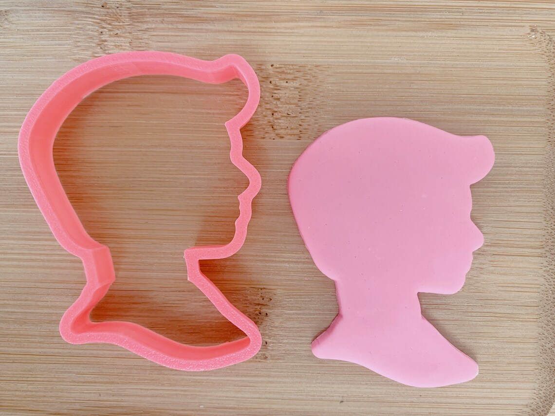 Ken Head Silhouette Cookie Cutter - Etsy