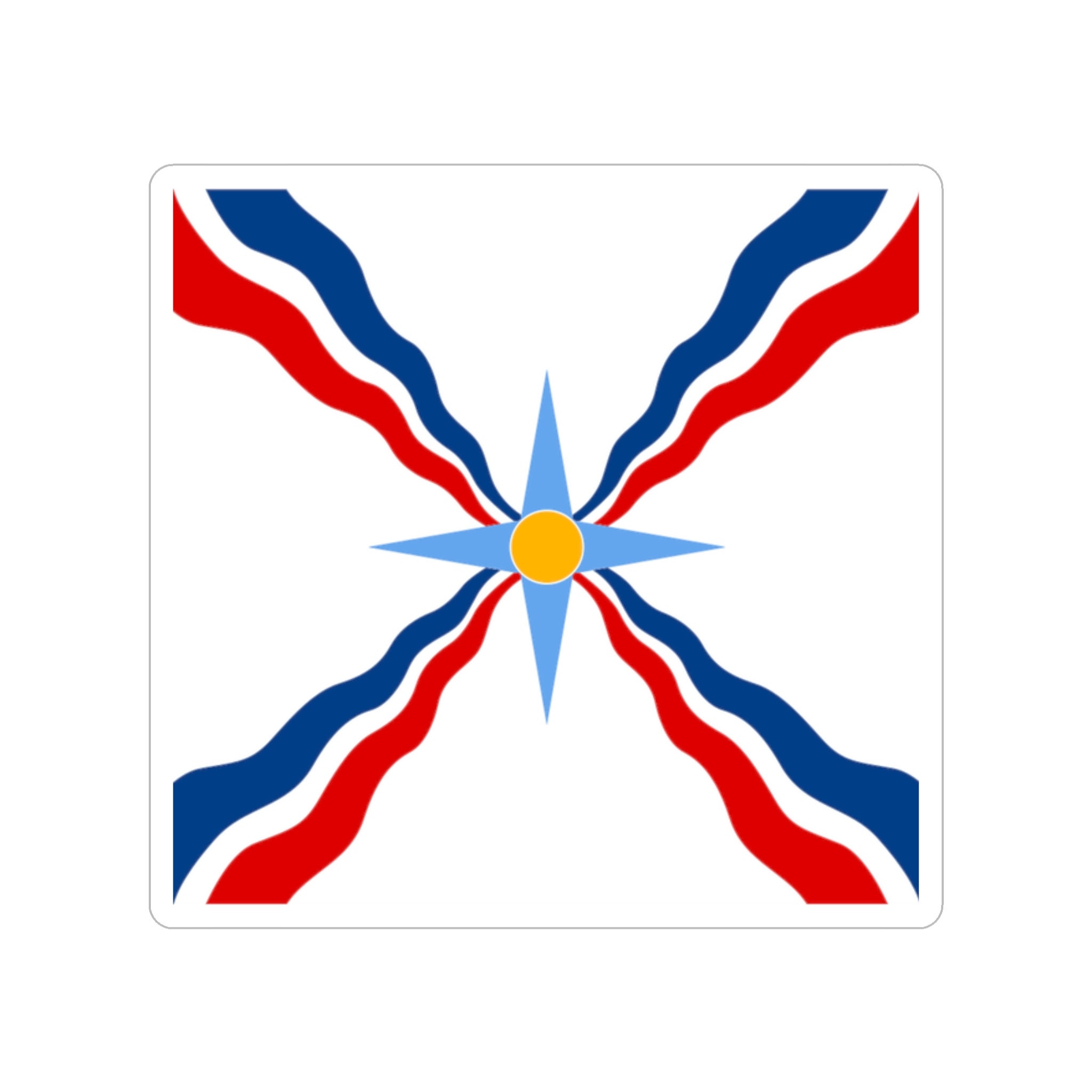 Assyrian Flag Transparent Stickers, Assyrian Sticker, Sticker, Assyrian ...