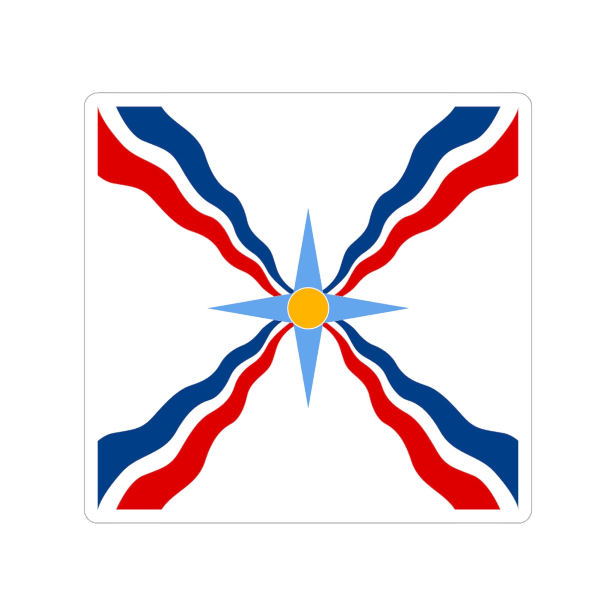 Assyrian Flag Transparent Stickers, Assyrian Sticker, Sticker, Assyrian ...