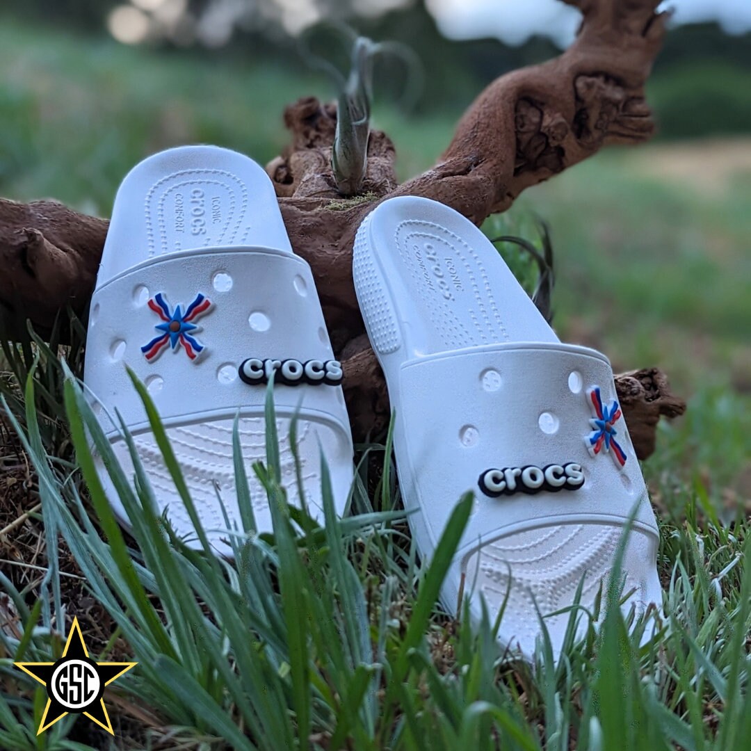 Assyrian Flag Croc Charm - Etsy