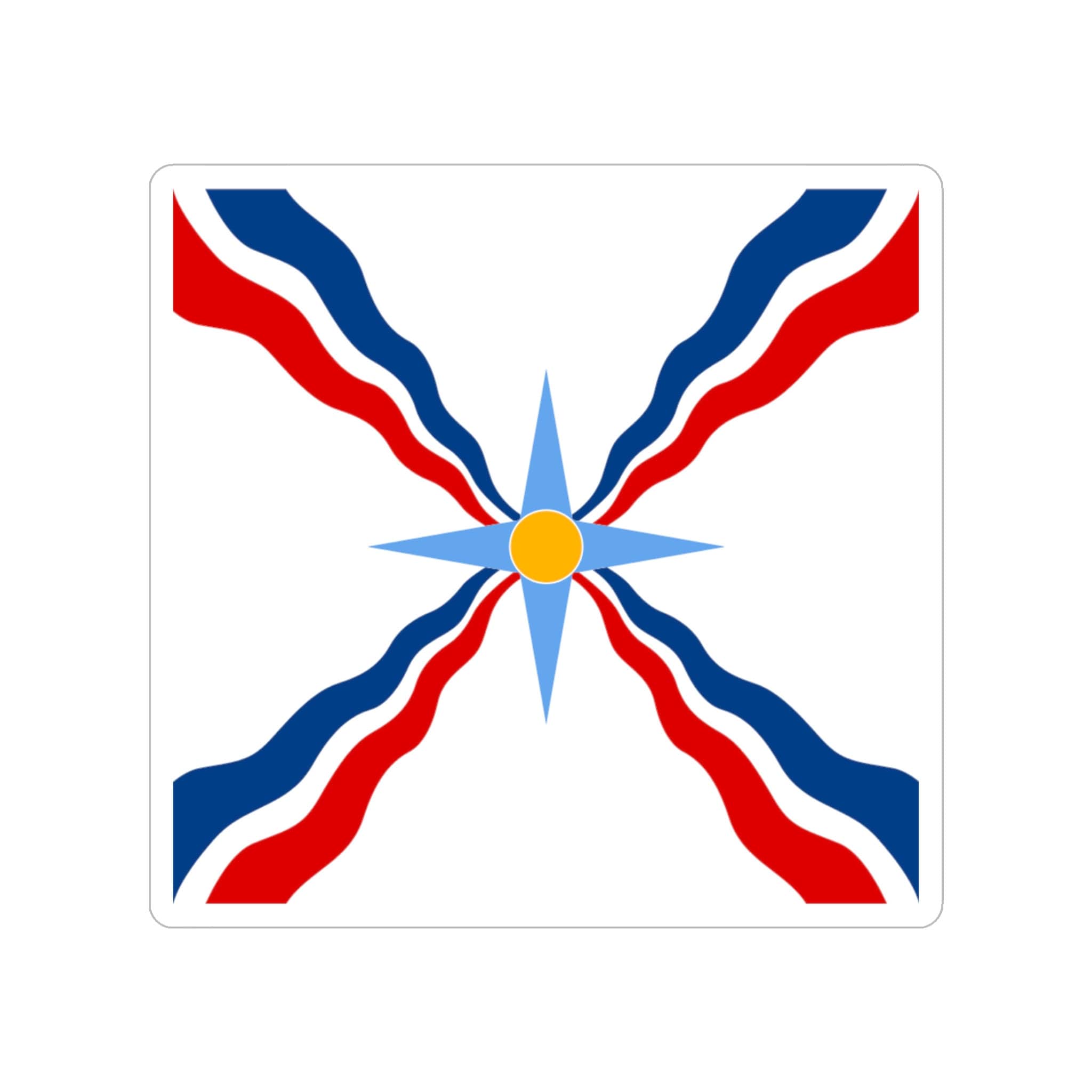Assyrian Flag Transparent Stickers, Assyrian Sticker, Sticker, Assyrian ...
