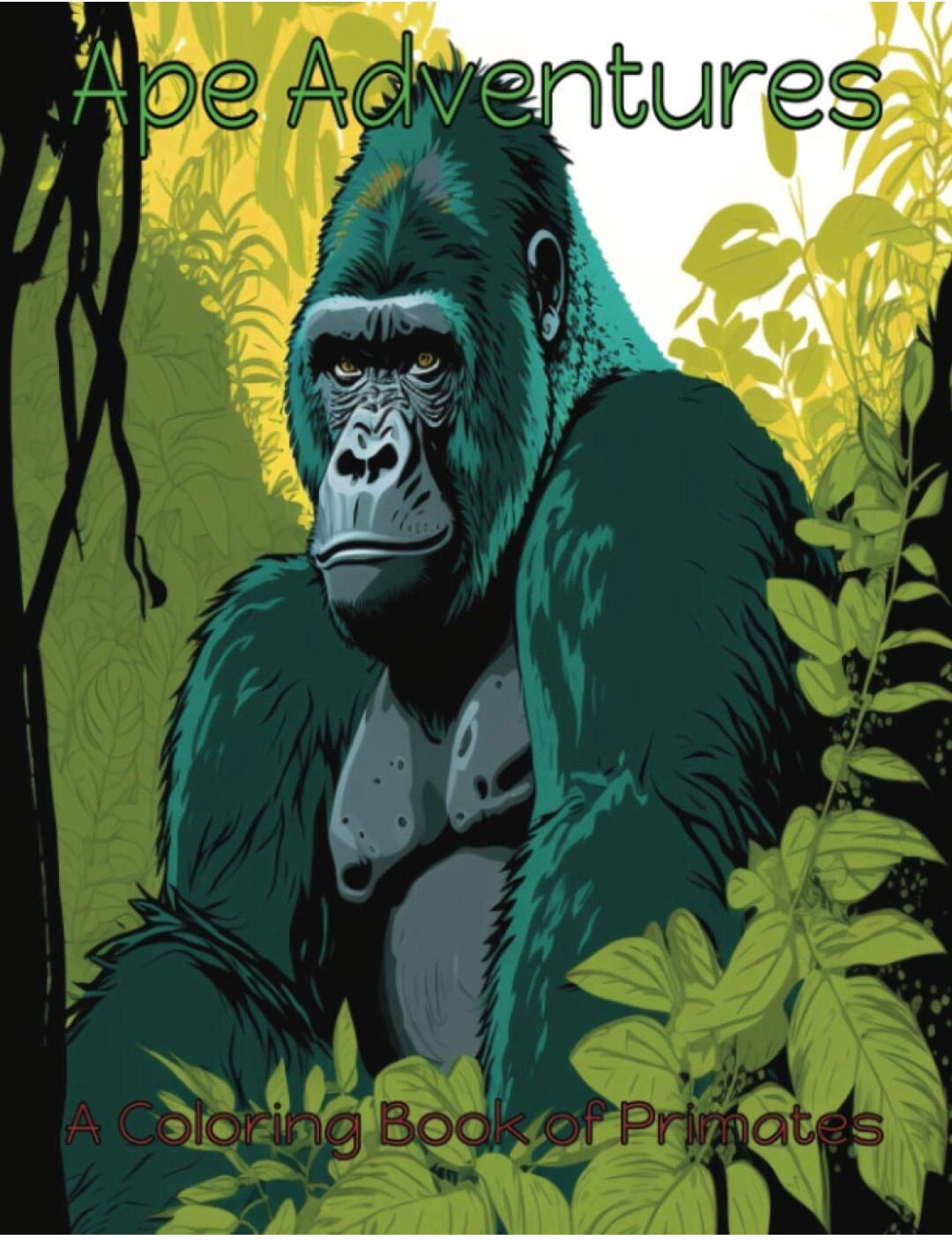 Ape Adventures: A Coloring Book of Primates - Etsy