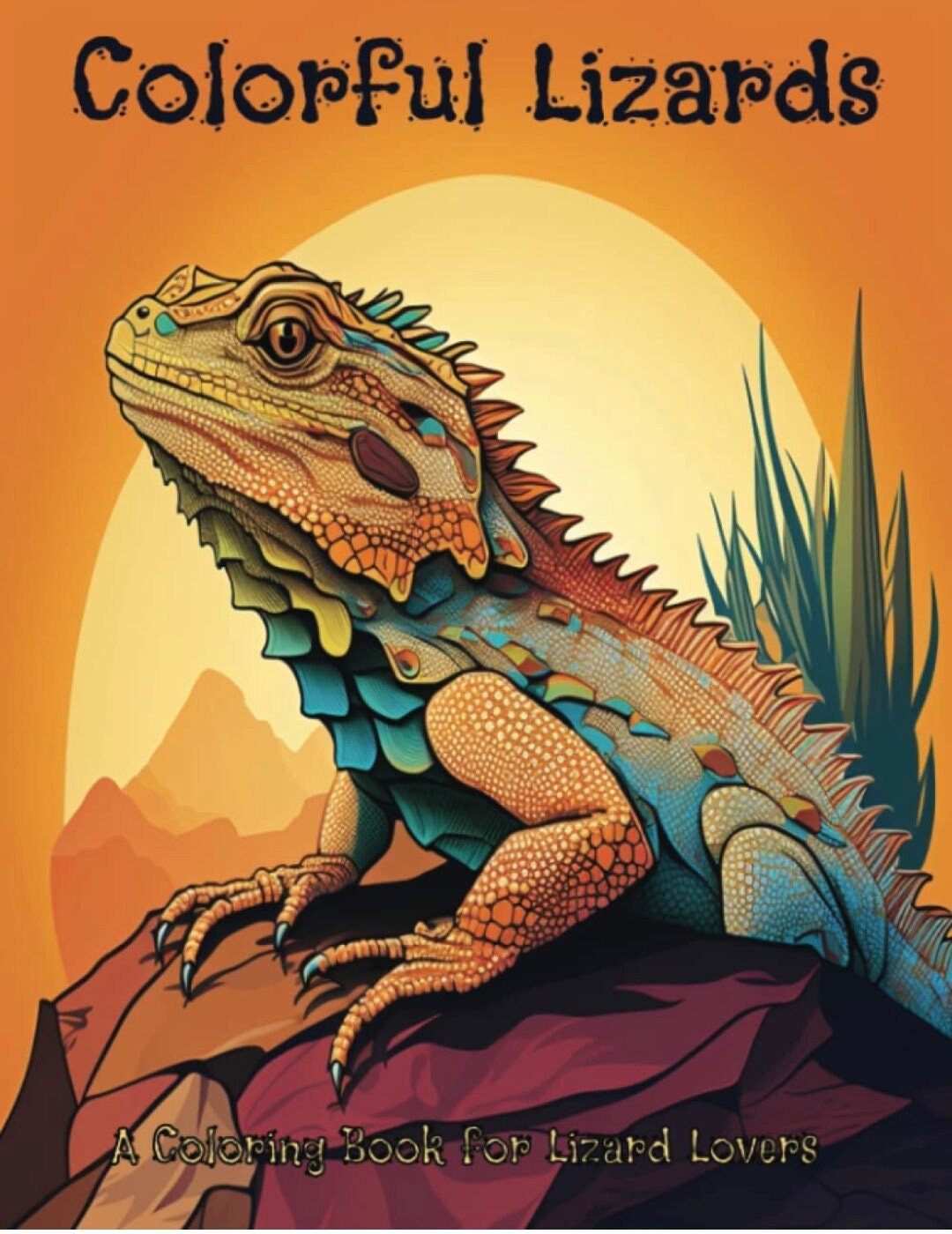 Colorful Lizards: A Coloring Book for Lizard Lovers - Etsy
