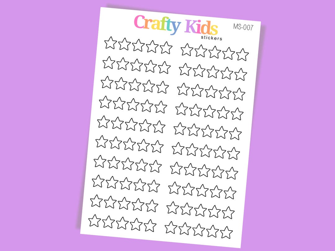 Kids Rating Stickers, Rate the Day, Star Rating Stickers, Kids Stickers ...