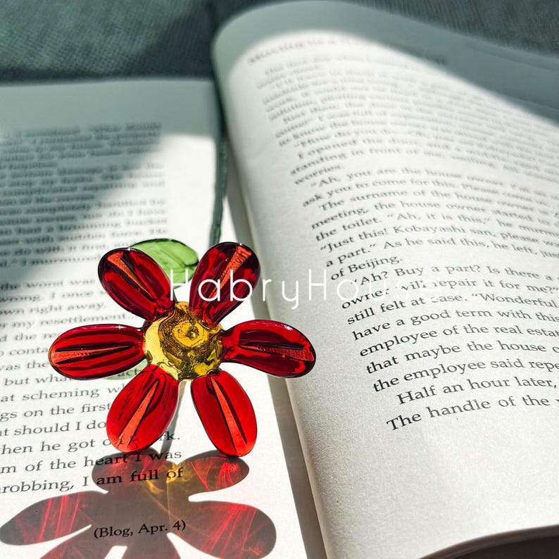 Handmade Red Glass Galsang Flower Bouquet, Sunflower Gerbera Lavender ...