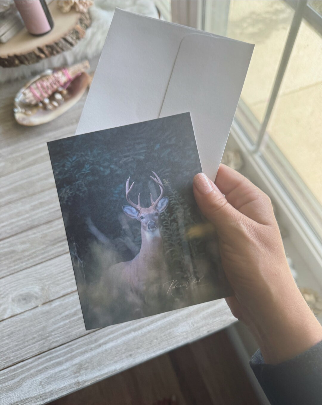 Handmade Note Card / Deer Note Cards / Buck /affordable Note - Etsy