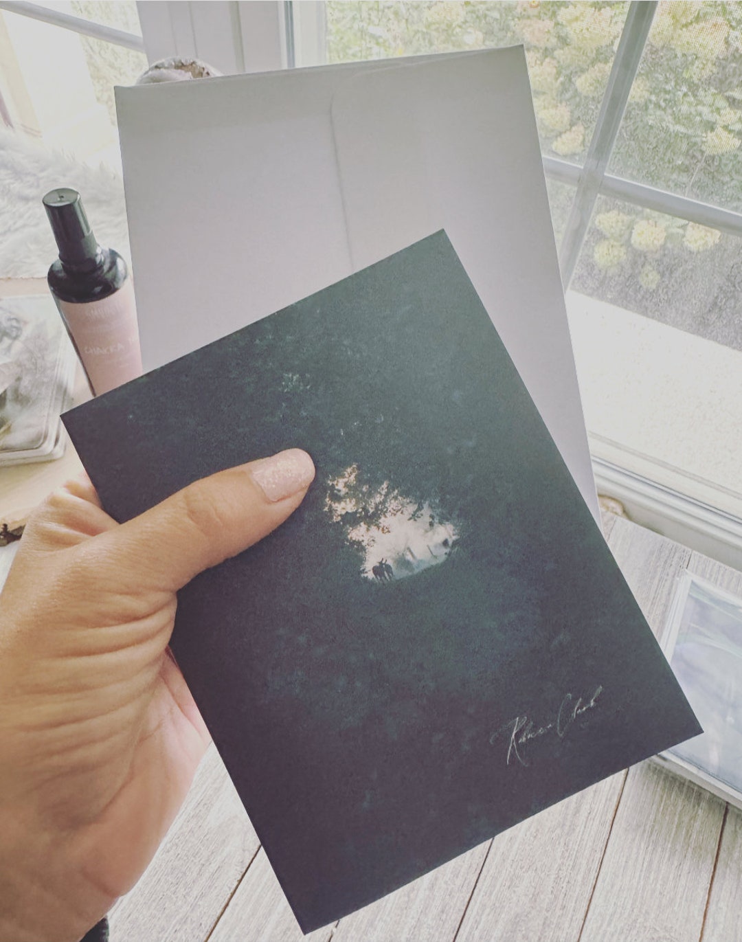 Handmade Note Card / Silhouette Deer Note Cards / Doe / / - Etsy