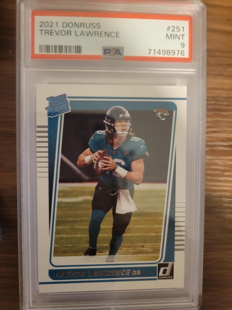 Trevor Lawrence Rookie Card - Etsy