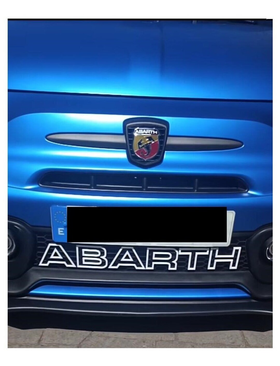 Abarth Sign, Abarth Sign Abarth Front Grille Abarth Front Bumper - Etsy