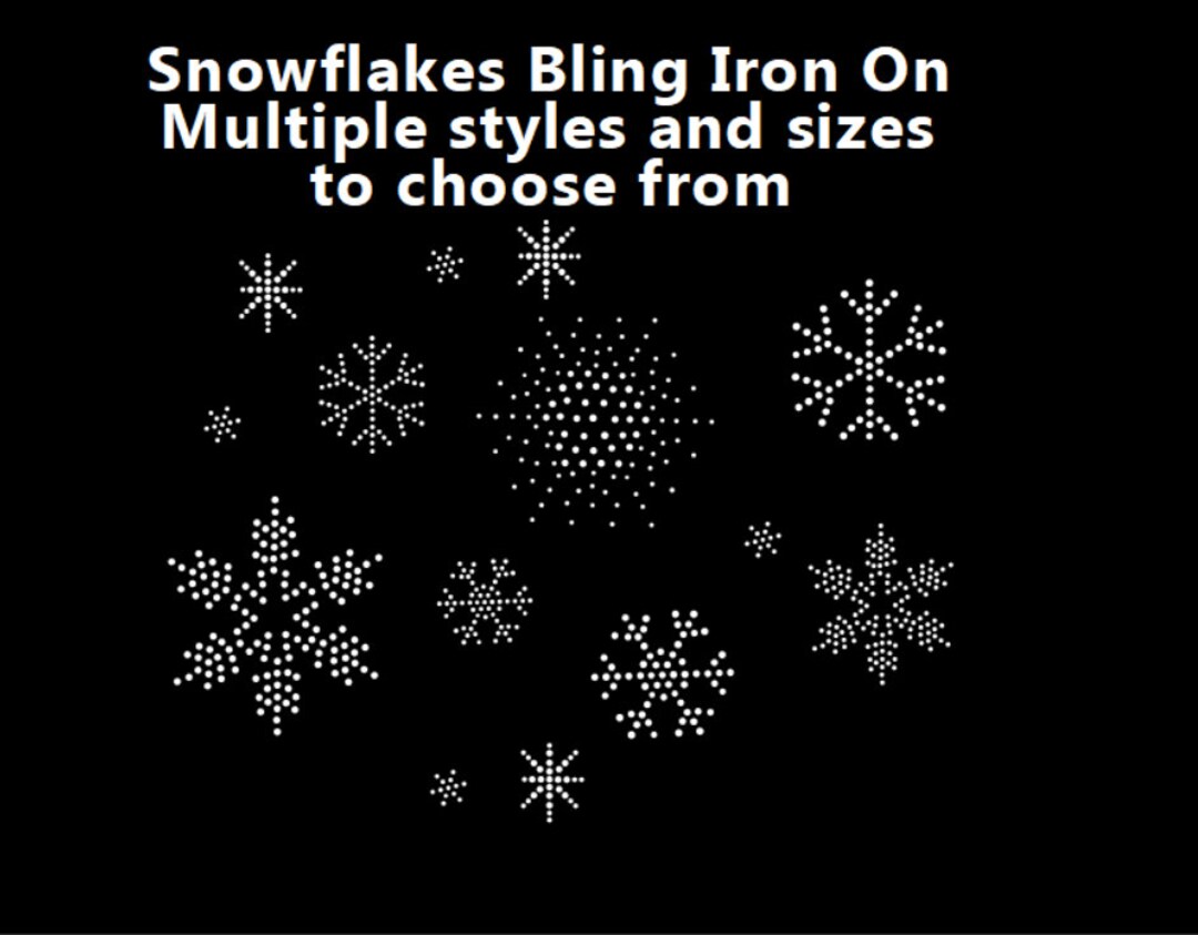 Rhinestone Snowflakes SVG Download, Rhinestone Svg File, Digital File ...