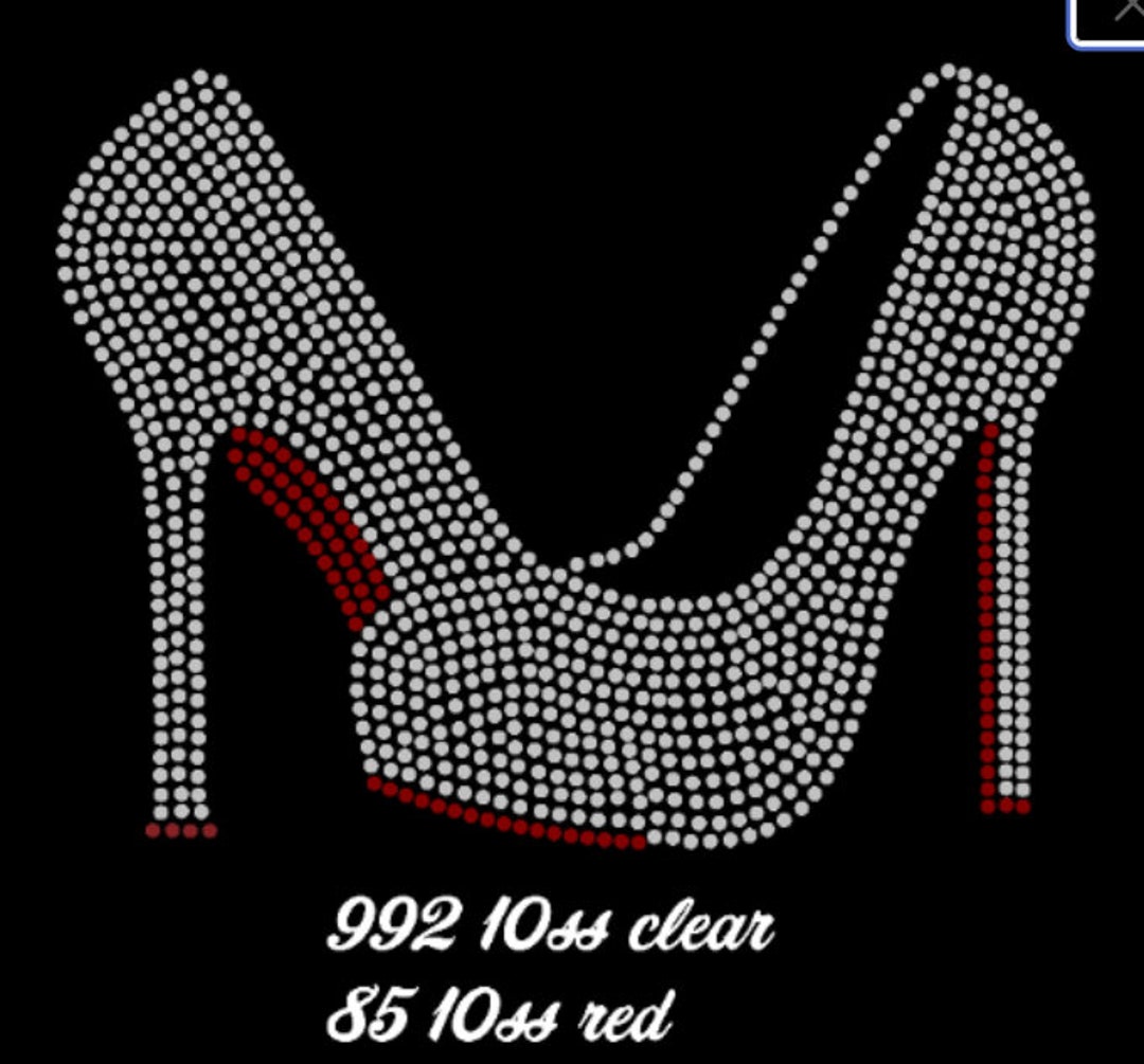 High Heal Bling SVG Download, Rhinestone Svg File, Digital File, High ...