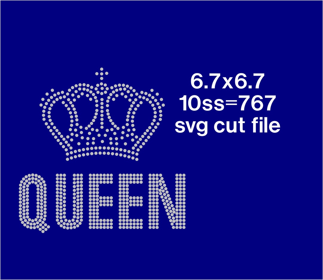 Queen Crown SVG Download, Rhinestone Svg File, Digital File, Queen ...