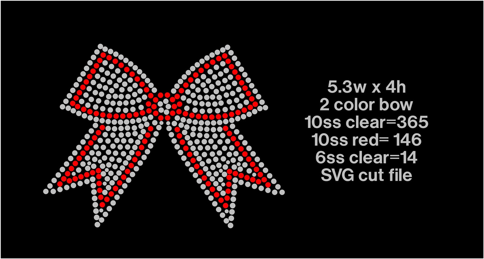 Cheer Bow SVG Download, Rhinestone Svg File, Digital File, Fancy Bow ...
