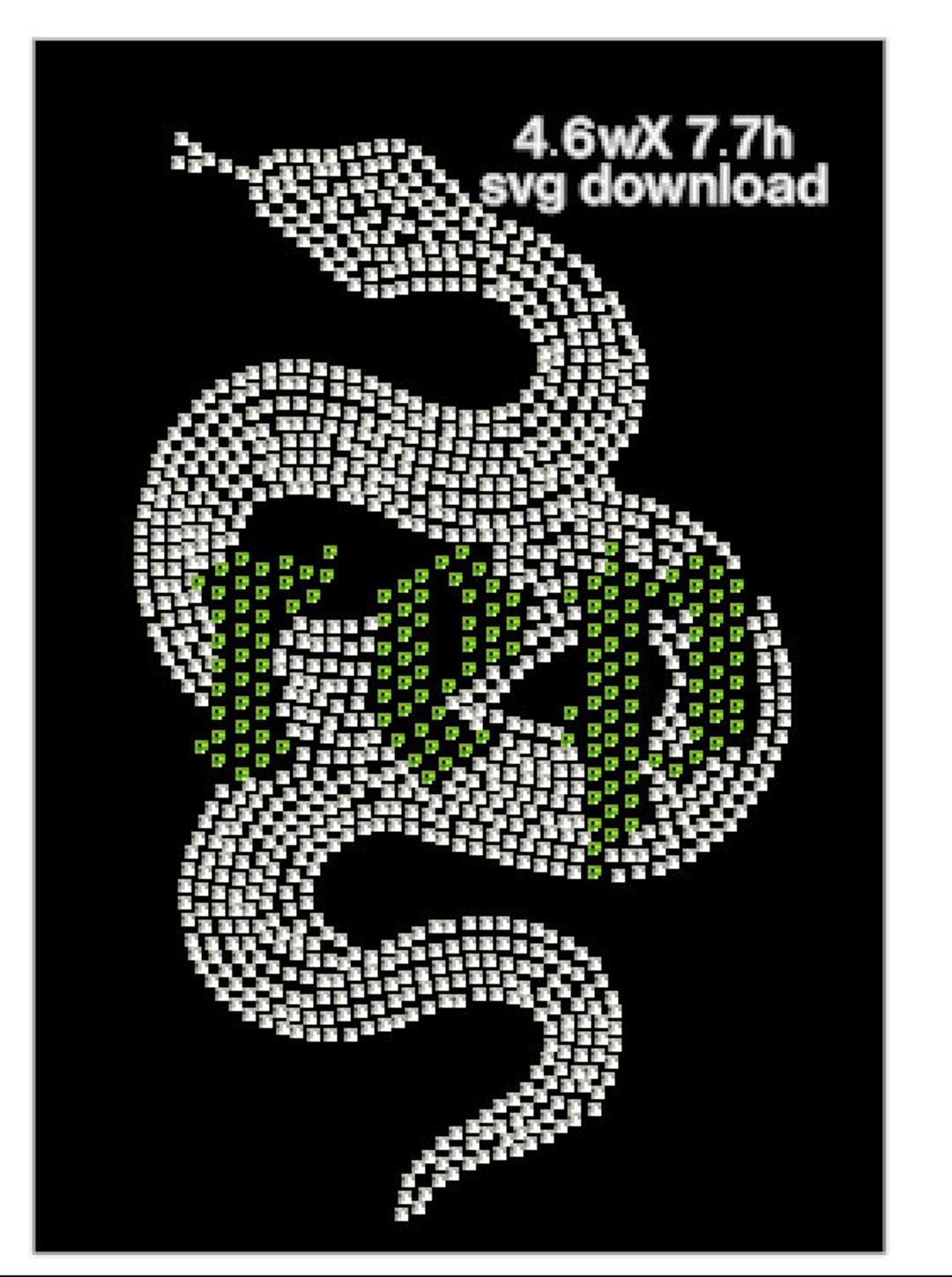 Snake SVG Download, Rhinestone Svg File, Digital File, Reputation ...