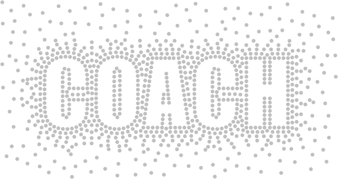 Coach SVG Download, Rhinestone Svg File, Digital File, Coach Scatter ...