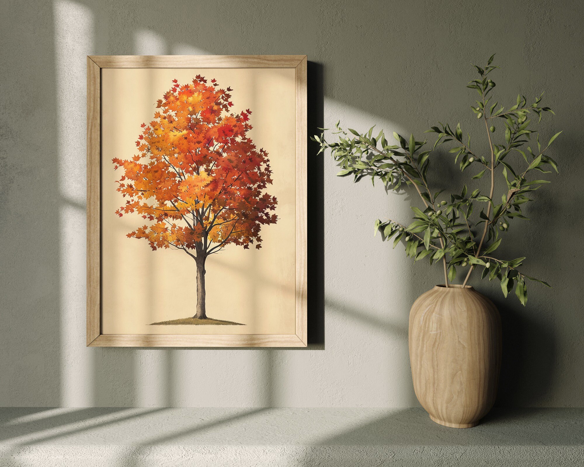 Four Seasons Tree Prints: Gallery Wall Art (digital Download) - Etsy