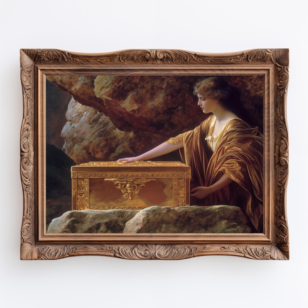 Pandora's Box | Dark Academia Classical Art Print, Ancient Greece ...
