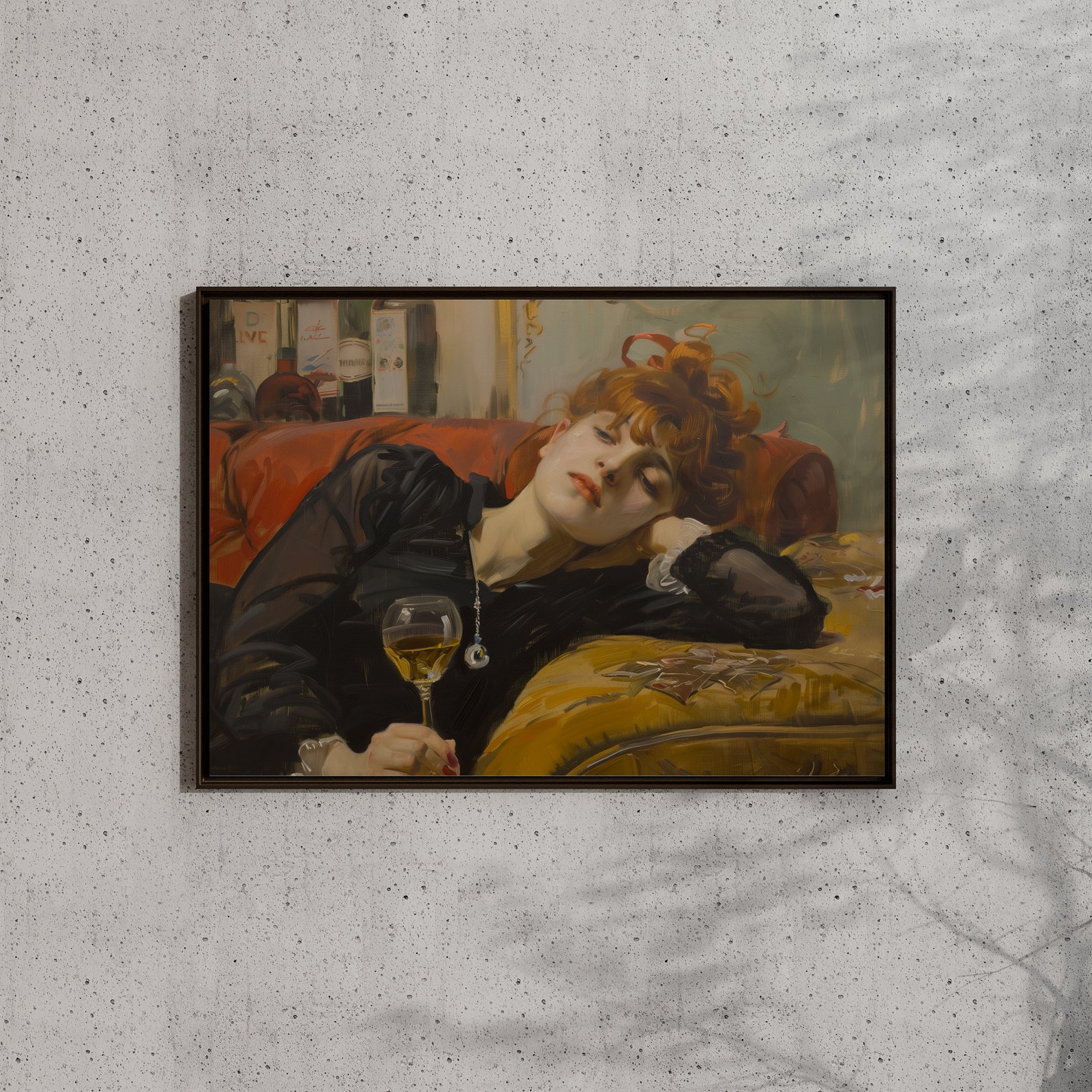 Decadent | Dark Academia Victorian Woman Portrait Art, Aesthetic ...
