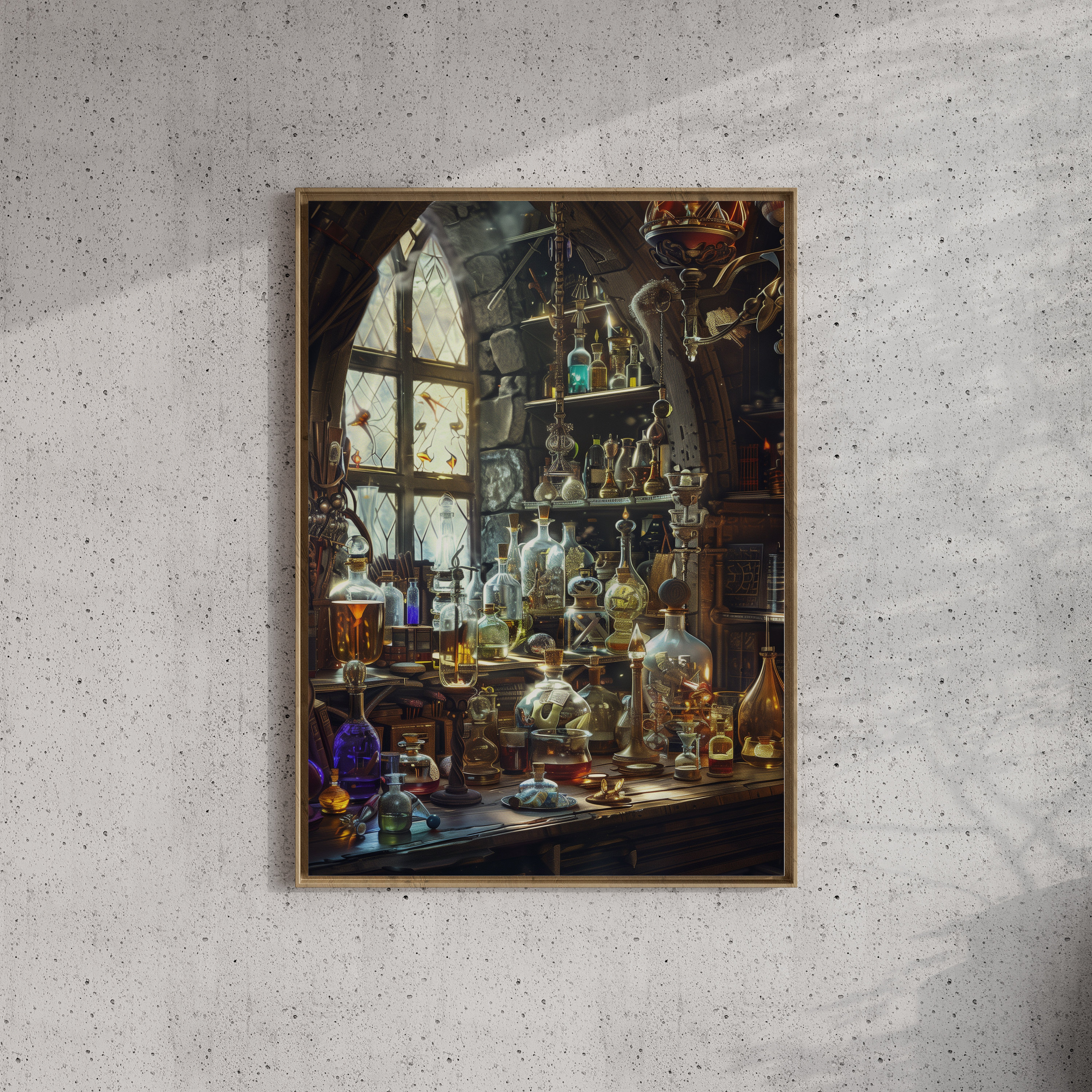 Alchemist's Lab | Alchemy Laboratory Witchy Art Print, Antique ...