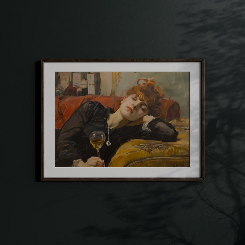Decadent | Dark Academia Victorian Woman Portrait Art, Aesthetic ...