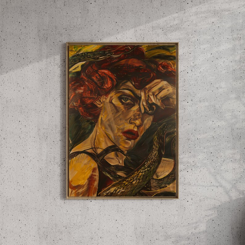 Vamp Vamp Style Goth Poster, Divine Feminine Whimsigoth Unique Wall Art ...