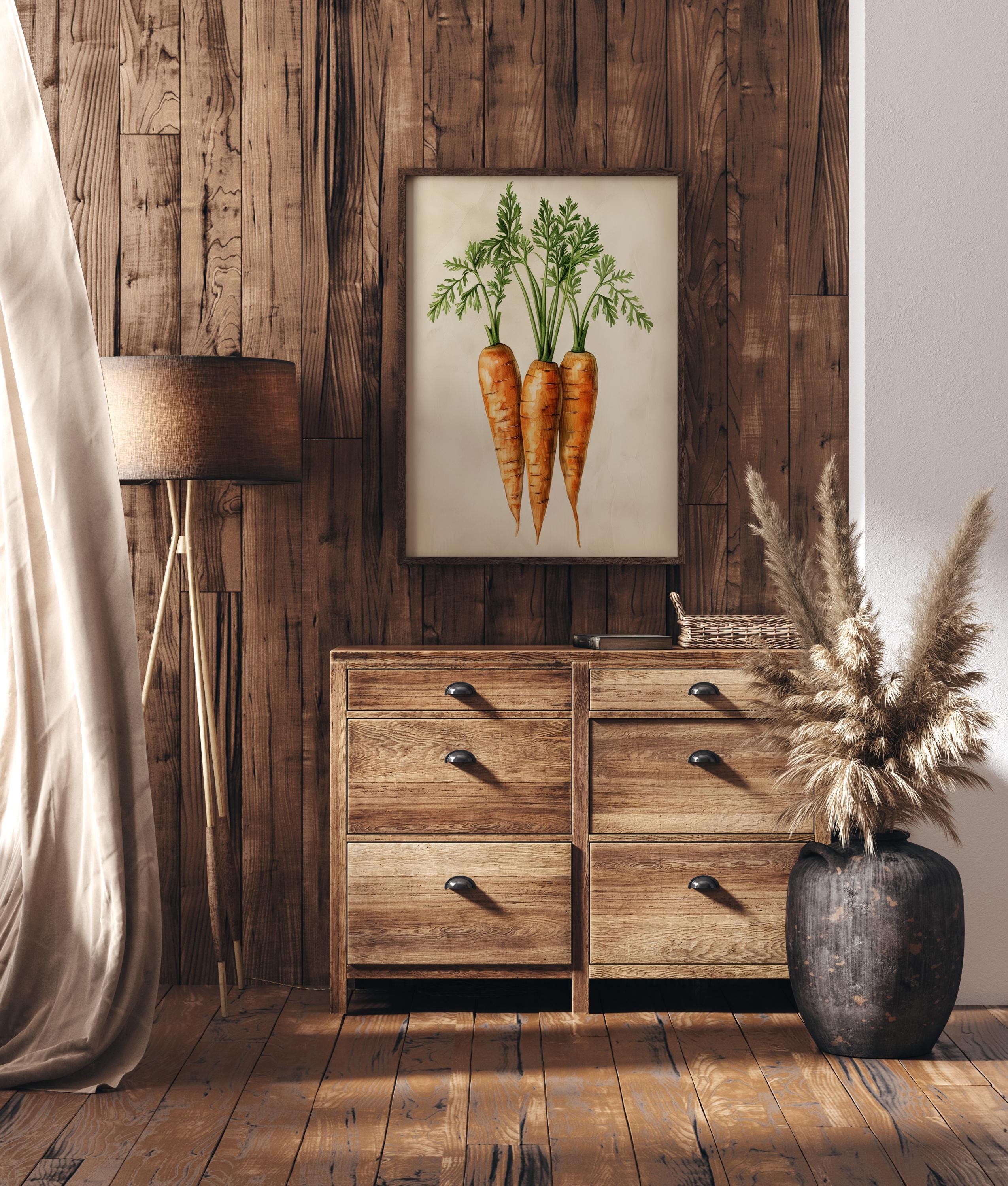 Carrots | Rustic Cabin Kitchen Aesthetic, Still Life Carrots Food Art ...