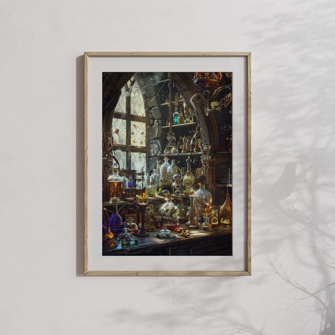 Alchemist's Lab | Alchemy Laboratory Witchy Art Print, Antique ...