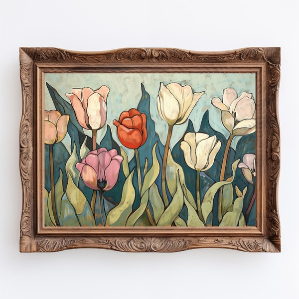 Tulip Print - Etsy