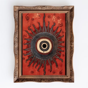 Buri Nazar | Evil Eye, Medieval Art, Body Horror, Wall Art, Goth Decor ...