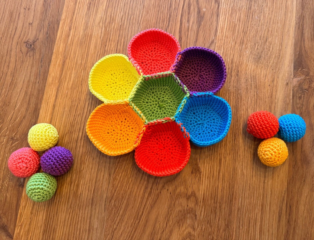 Color Sorting Game Based on Montessori Crochet Instructions - Etsy