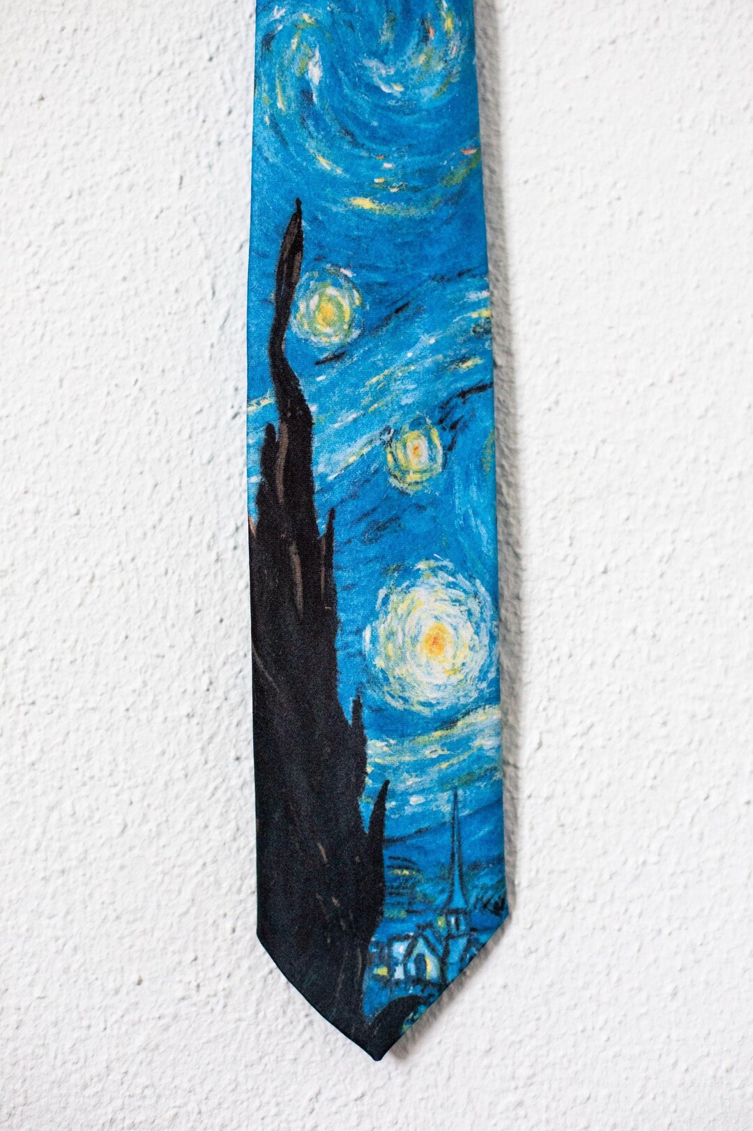 Tie Ralph Marlin Van Gogh Starry Night - Etsy