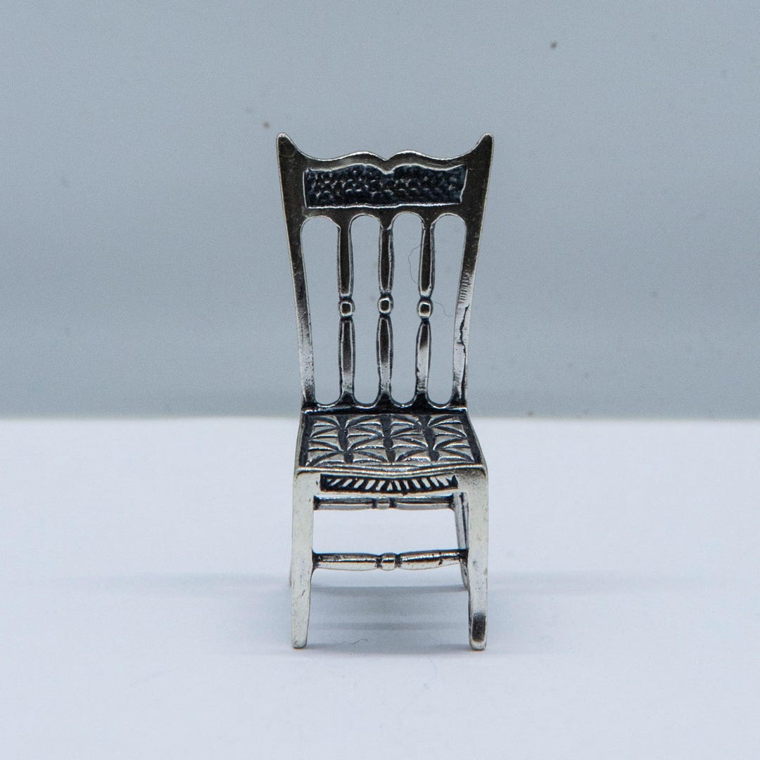 Miniature Model of a Chair, in Sterling Silver. Vintage - Etsy
