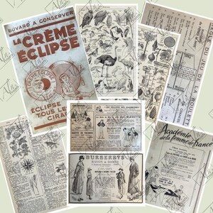 Various Vintage Paper to Print, Old Digital Files, Copy of Old ...