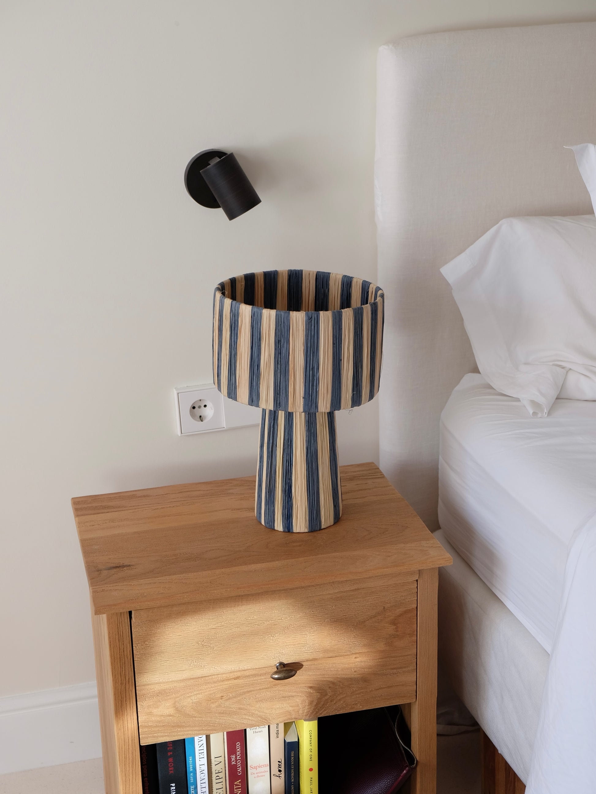 Natural Raffia Lamphandmade Raffia Table Lampshade With - Etsy
