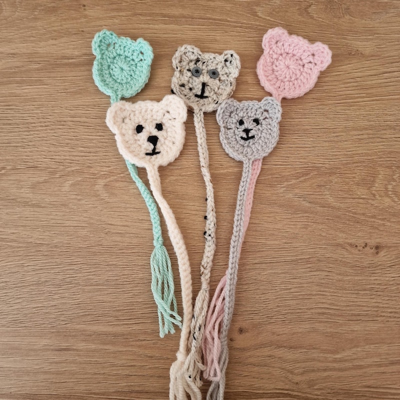 Cute Teddy Bear Bookmarks - Etsy