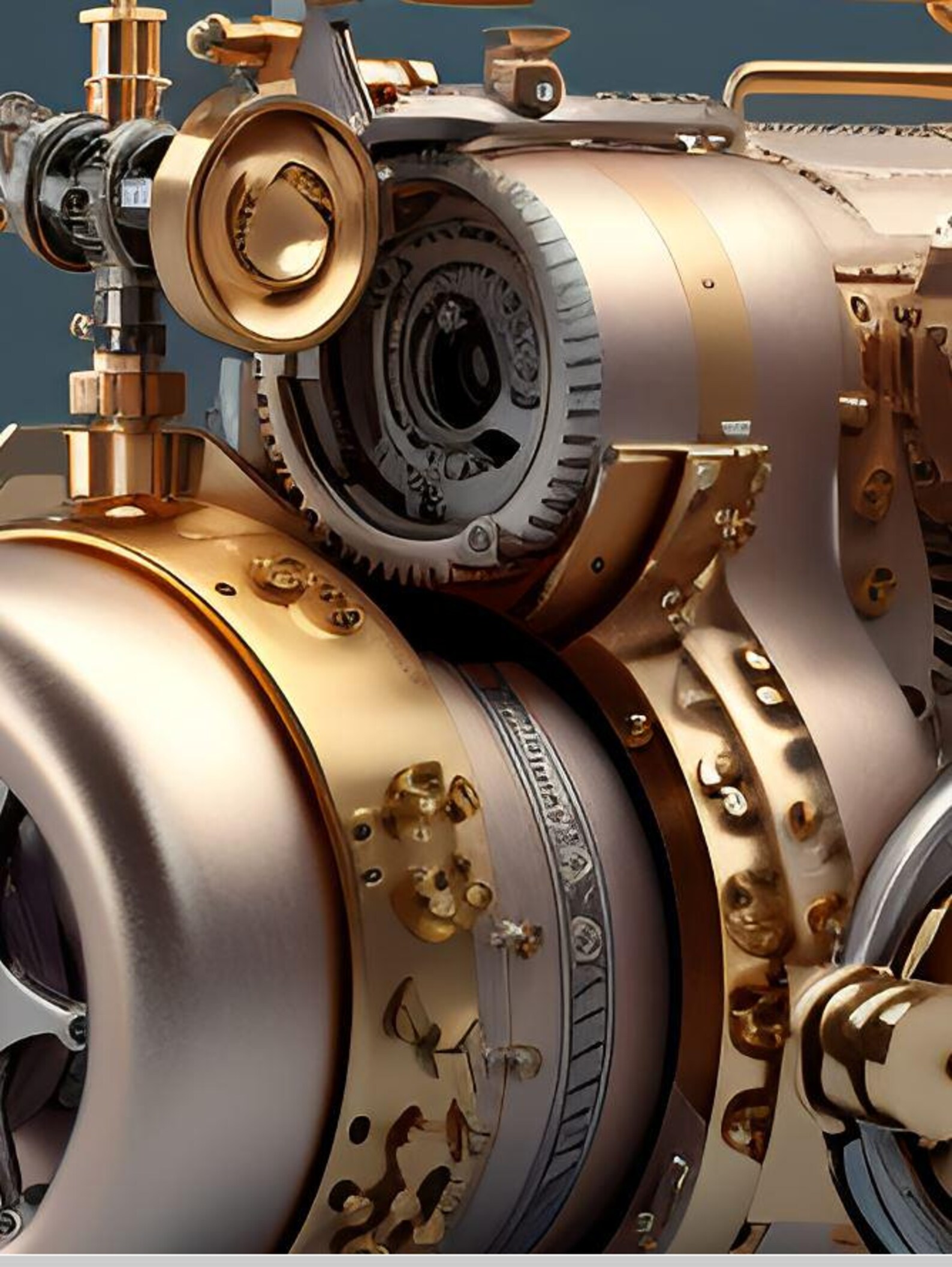Steampunk Machine, Digital Art, Set of 4 Images, High Resolution ...