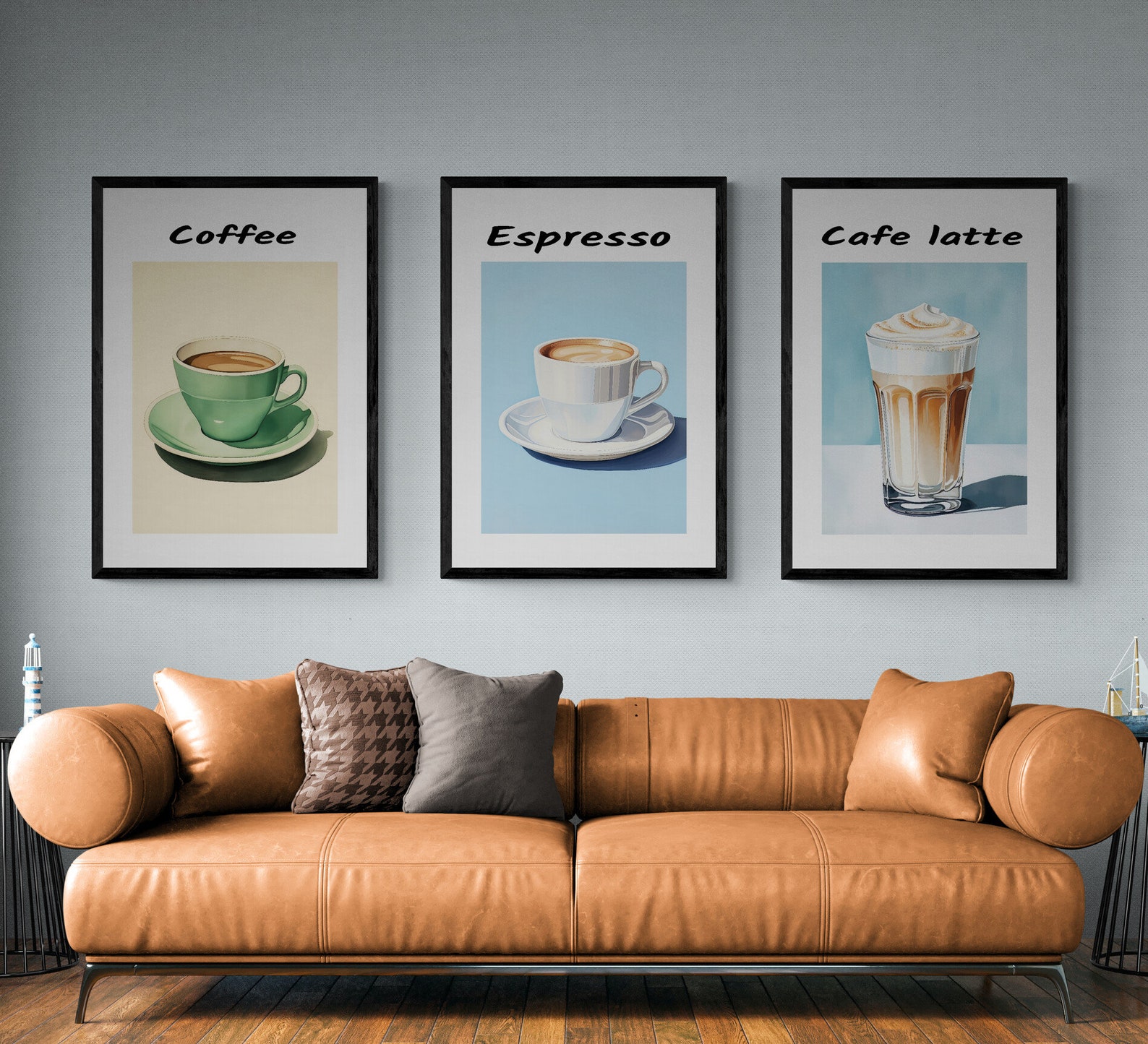 Coffee, Espresso, Cafe Latte, 3 Posters, Digital Download, Cafe ...