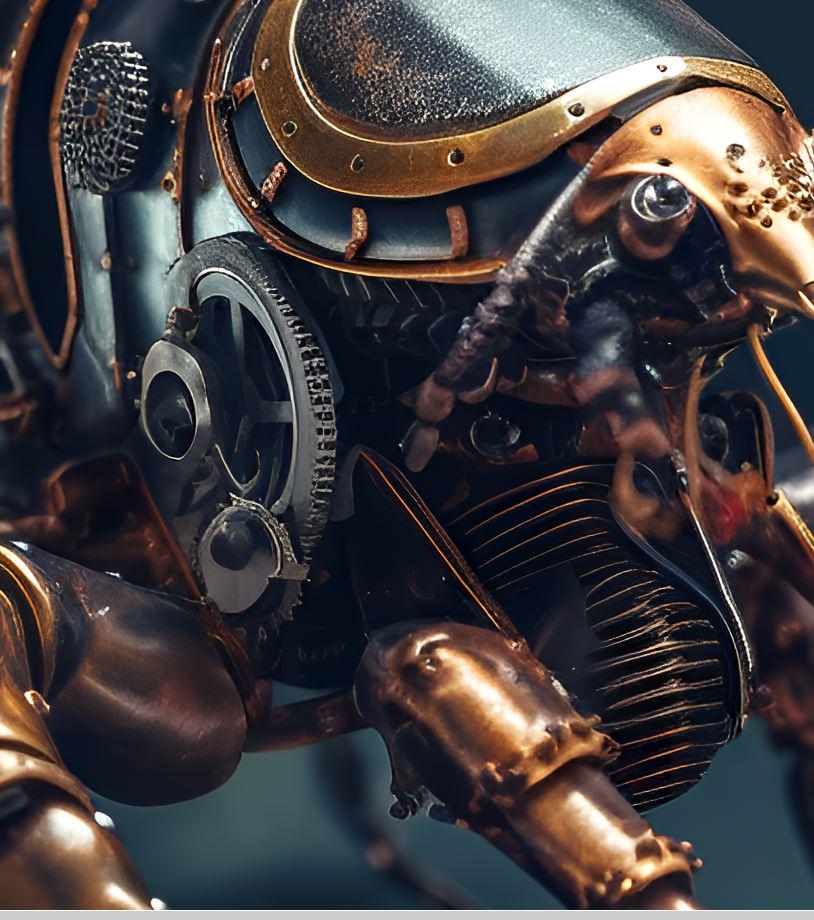 Steampunk Fly, Beetle, Spider, Insect, Digital Art, Set of 4 Images ...