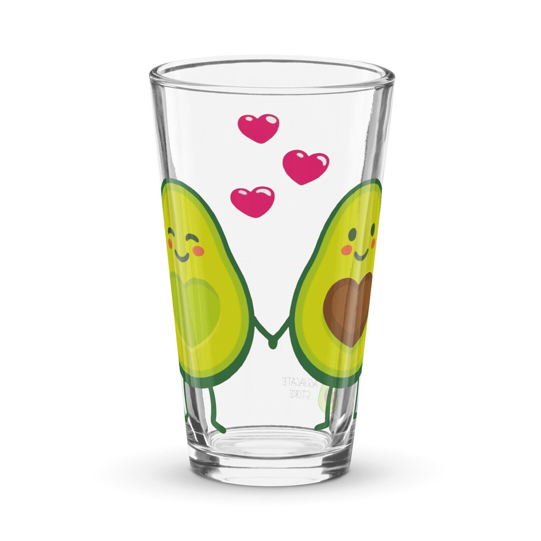 Avocado Beer Glass as a Couple - Etsy