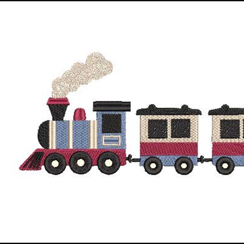 Train Applique - Etsy