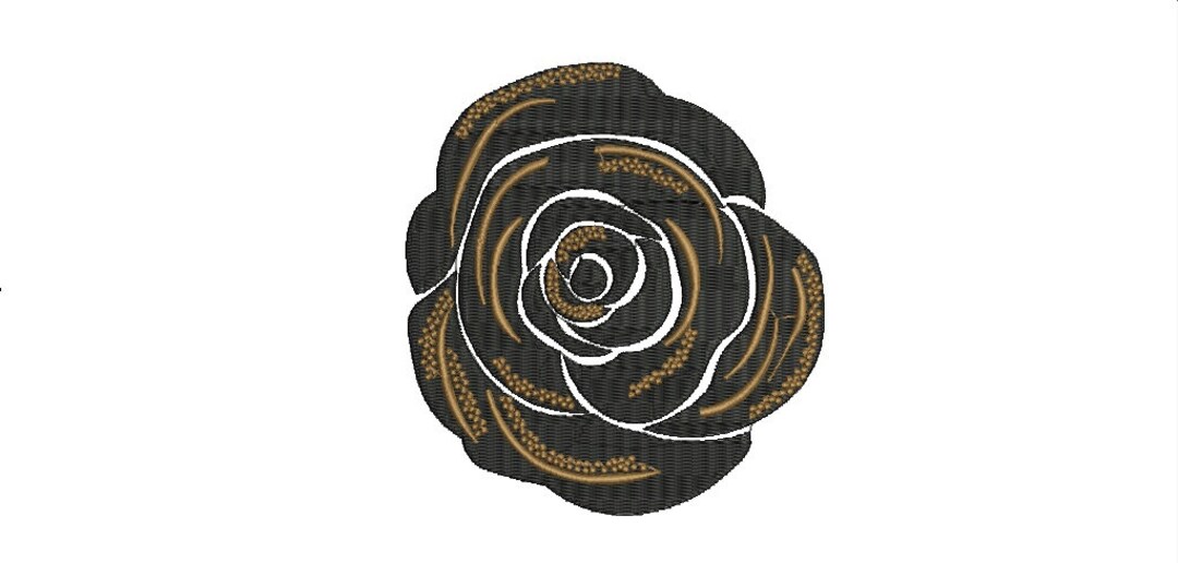 Rose Machine Embroidery Design File, Flower Embroidery, Instant ...