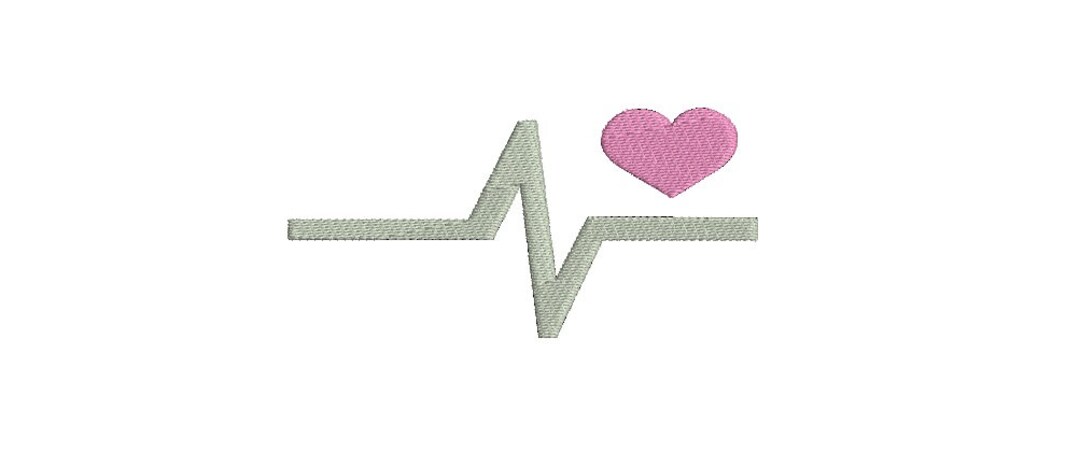 Heartbeat Embroidery Design, Nurse, Doctor (instant Download) - Etsy