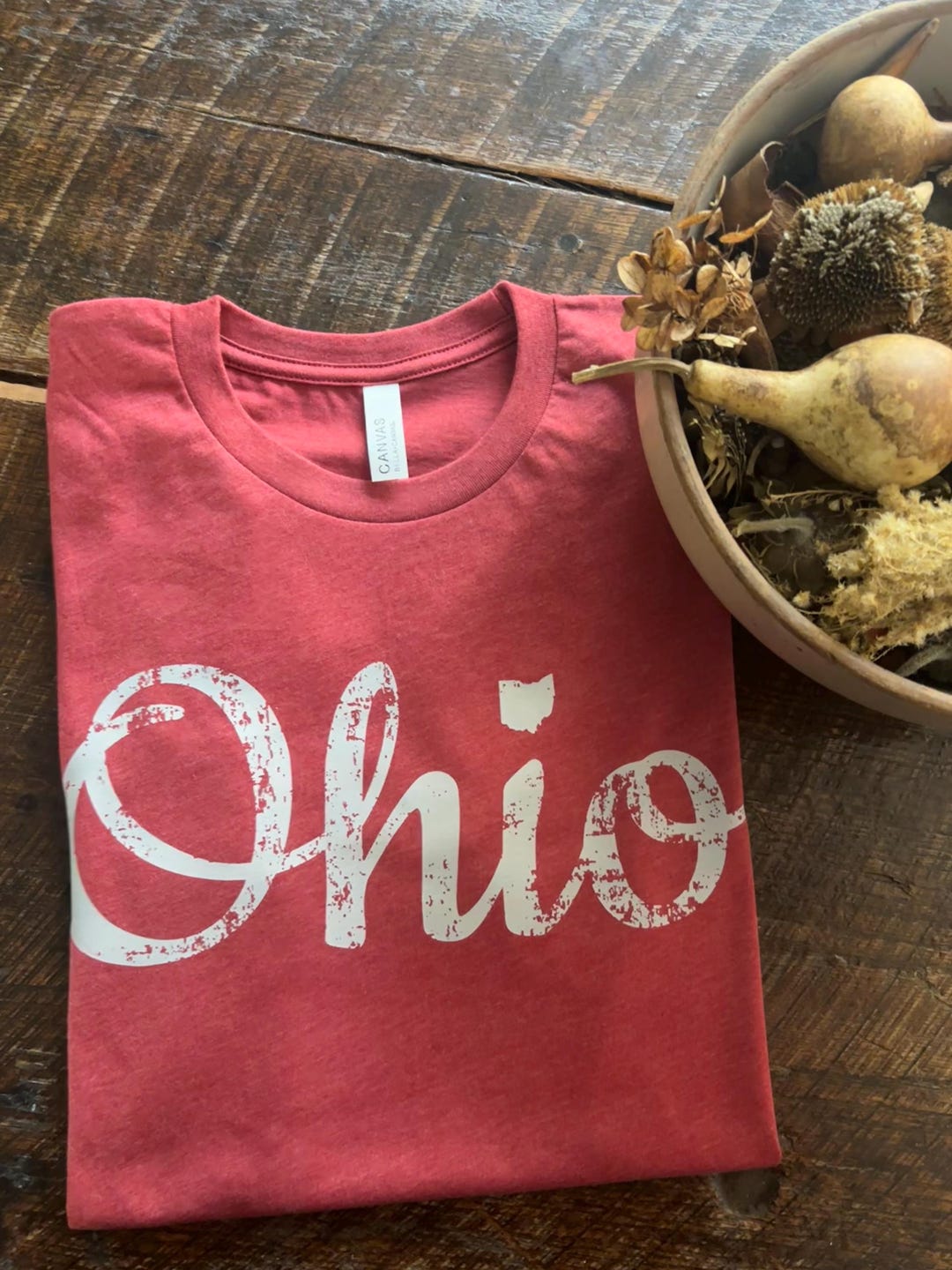 Buckeye Football Ohio Distressed Graphic Tee the Buckeye State - Etsy