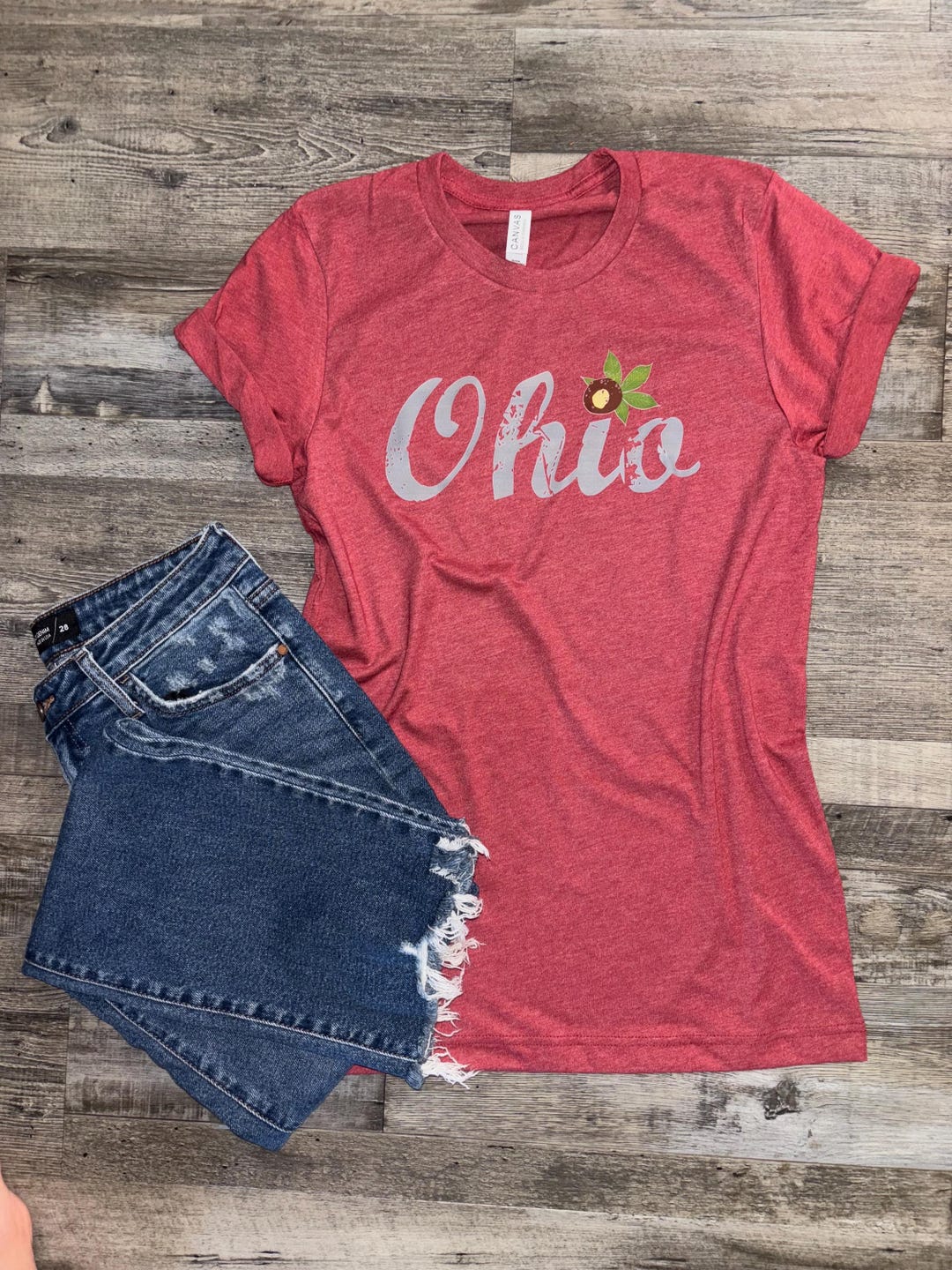 Ohio Buckeye Football Graphic Tee the Buckeye State - Etsy