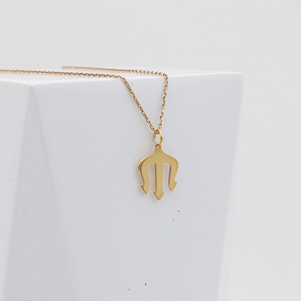 Trident Necklace - Etsy