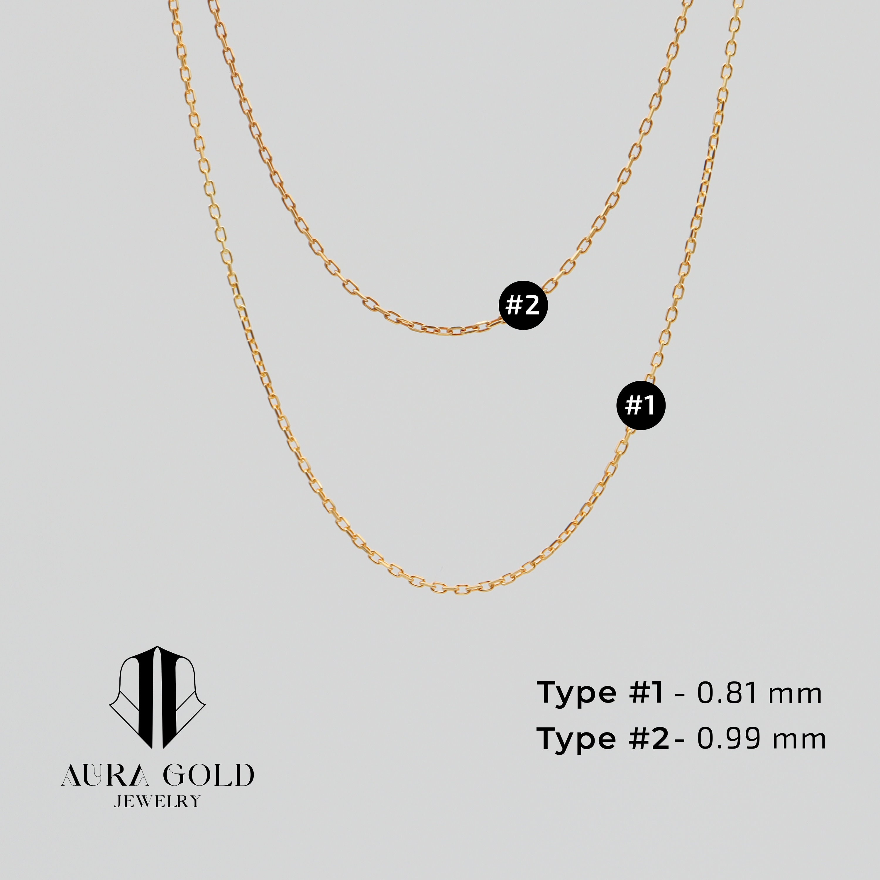 14K Solid Gold Pentagram Necklace, Pentacle Charm, Pentagram Jewelry ...